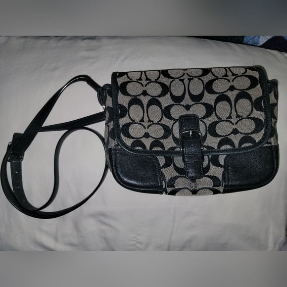 Coach | Bags | Coach Logo Shoulder Handbag | Poshmark